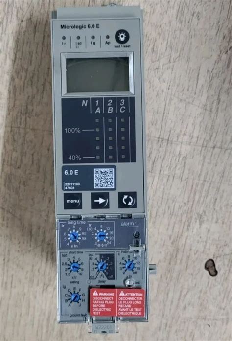 Temperature Schneider Micrologic 6 0e Digital Data Logger For