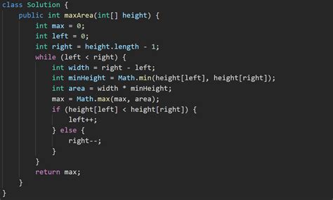 Leetcode 11 Container With Most Water — Solved In Java