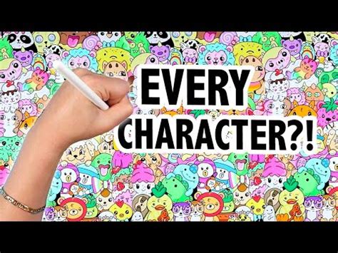 All My Characters In One Drawing Well I Tried Youtube