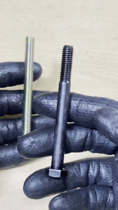 특강 볼트와 일반 볼트의 나사선 차이 육각볼트 특강볼트 열처리볼트 볼트너트 흑색볼트 Youtube