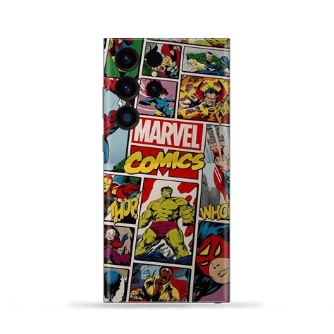 Marvel Character Grid Mobile Skin Wrappi