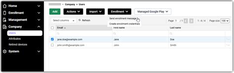 Send The Enrollment Message To Multiple Users Simultaneously Logmein Resolve Mdm Support