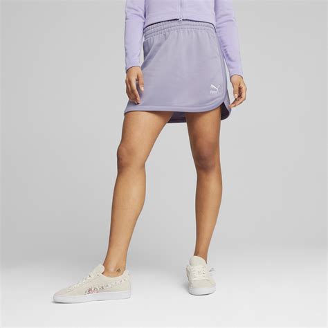 Puma Primeselect กระโปรงทรงเอผู้หญิง Classics สีม่วง App 53806125