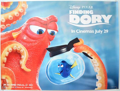 “finding Dory” Octopus Teaser Original Quad Poster Film Poster M