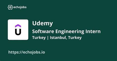 Udemy Is Hiring Software Engineering Intern Org Success Turkey