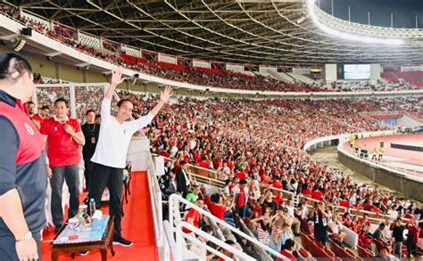 Jokowi Sempat Khawatir Timnas Indonesia Kebobolan Banyak