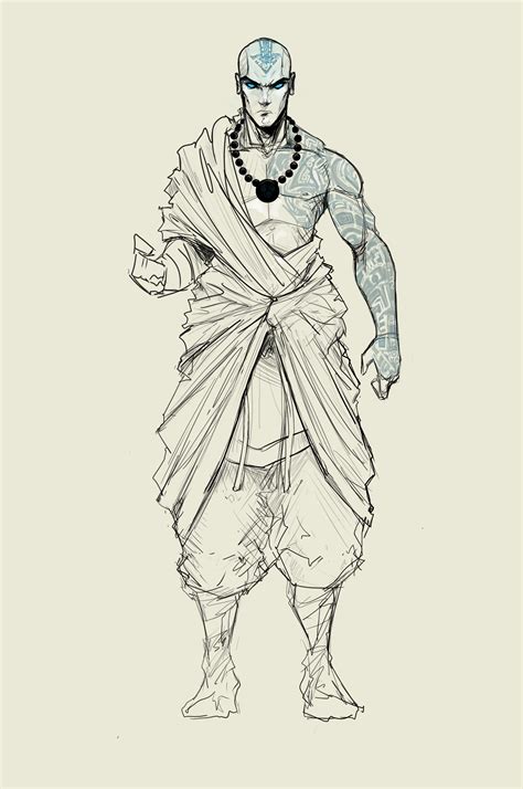 Adult Aang Redraw By Sketchydeez On DeviantArt