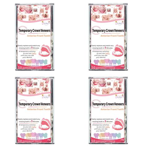 Temporary Tooth Kit For Filling The Missing Broken Tooth And Moldable