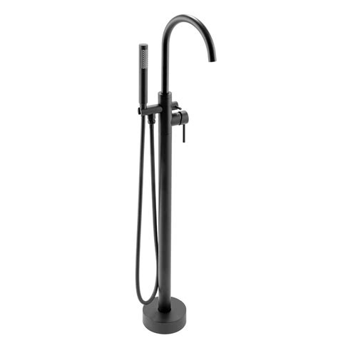 Akdy 1 Handle Freestanding Floor Mount Tub Faucet Bathtub Filler With