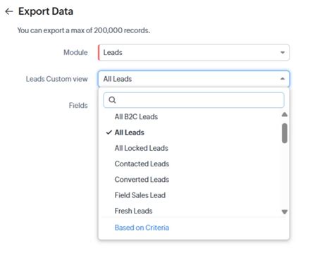 How To Export Data From Zoho Crm