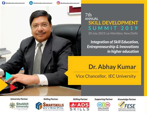 Profdrabhay Kumar On Linkedin As Speaker At The 7th Annual Skill