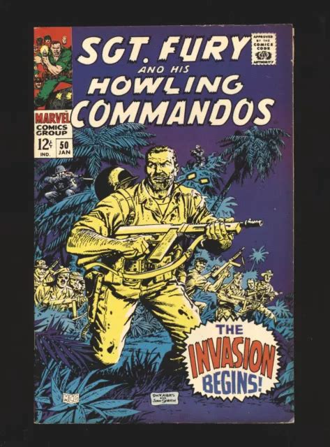 Sgt Fury And His Howling Commandos 50 Vf Cond Eur 6 91 Picclick Fr