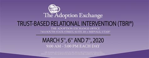 Trust Based Relational Intervention Tbri® Forever Bound Adoption