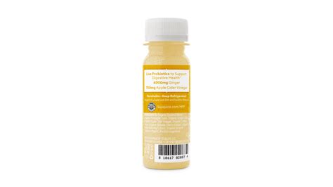 Suja Organic Digestion Ginger And Probiotic Juice Shot Bottles 2 Fl Oz X