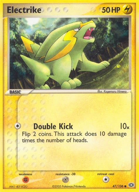 Electrike 47106 Ex Emerald Common Pokemon Card Near Mint Tcg