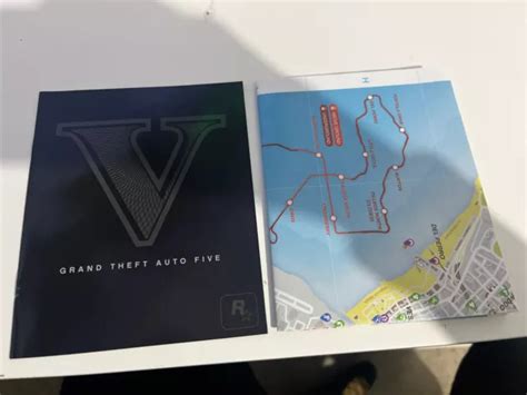 [map And Manual Only] Grand Theft Auto V [gta 5] Ps4 Ps3 Xbox One