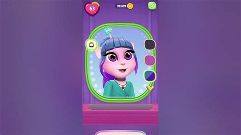 My Talking Angela Cat Makeup Game Shorts Youtube