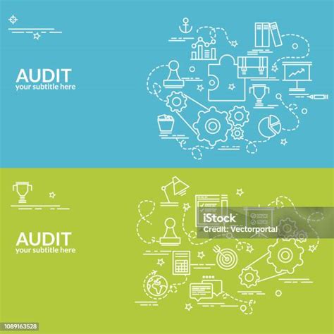 Konsep Desain Berwarnawarni Datar Untuk Audit Ide Infografis Membuat