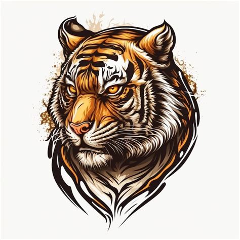 Premium Photo Cool Tiger Logo Vector Illustration