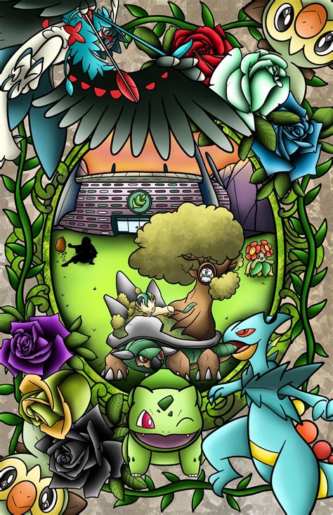 Grass Type Pokemon Wallpaper