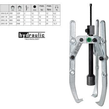 3 Ramenné Výkyvné Hydraulické Stahováky Kukko 206 B