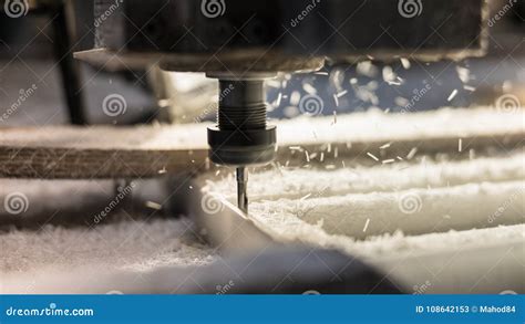 High Speed Cnc Milling Machine Stock Image Image Of Lathe