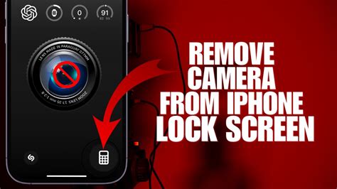 How To Remove Camera From IPhone Lock Screen In IOS