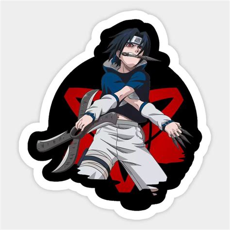 Sasuke Uchiha Sticker Sasuke Uchiha Anime Action Figure Naruto