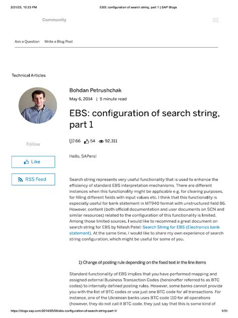 Ebs Configuration Of Search String Part 1 Pdf