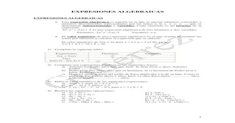 Expresiones Algebraicas · 6 Producto De Un Polinomio Por Un Monomio