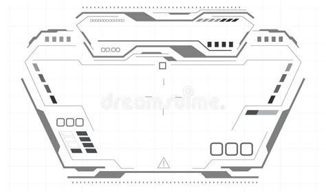 Hud Sci Fi Interface Screen View Design Virtual Reality Futuristic