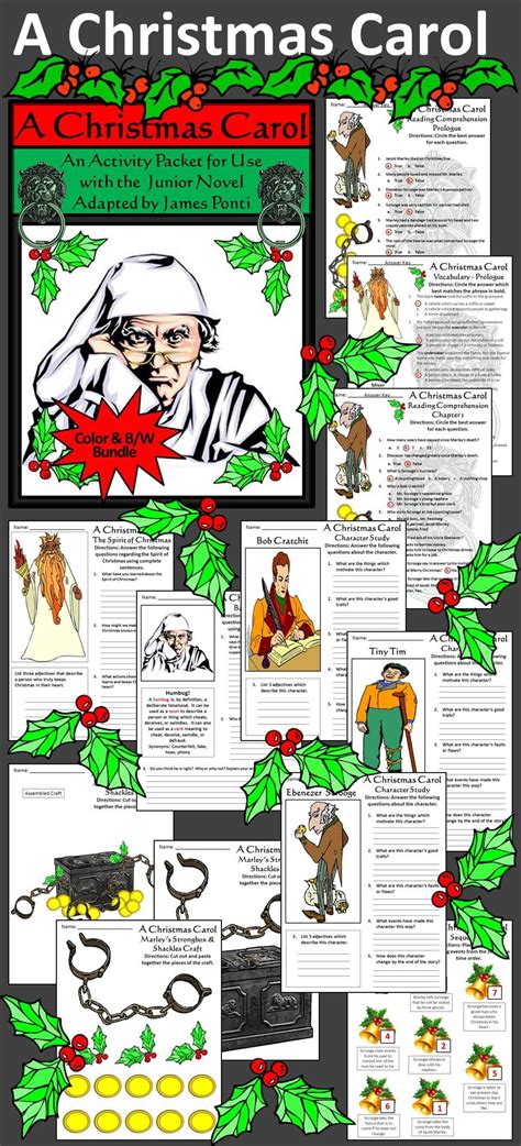 A Christmas Carol Lessons Printables