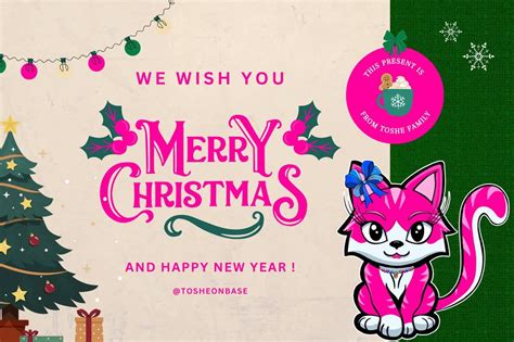 Toshe Team Wishes You A Merry Christmas And Happy Holidays R Toshethecat