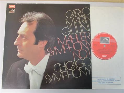 Asd 2722 Uk Bandw Stereo Mahler Symphony No 1 Giulini Chicago Lp Nm £