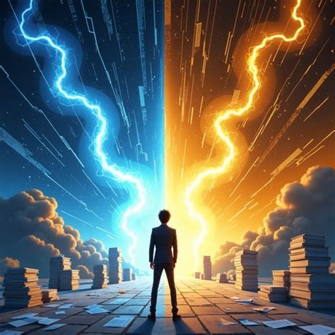 Free Lightning Decision Point Image Download At Stockcake