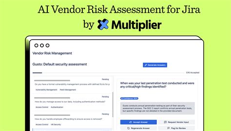 AI Vendor Risk Assessment for Jira | Devpost