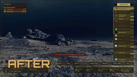 Compact Build Menu UI Starfield Mod Download