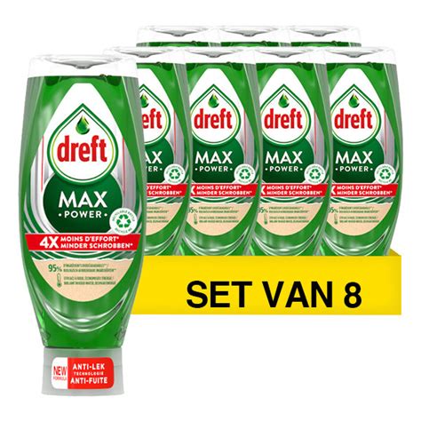 Aanbieding Dreft Max Power Afwasmiddel Original Flessen Ml Dreft Schoon Nl