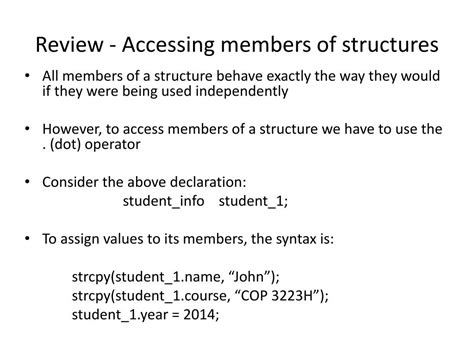 Ppt Structures Files And Pointers Powerpoint Presentation Free