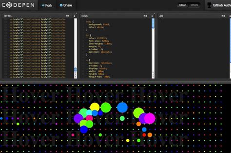 Codepen Html Css Und Javascript Entdecken Lernen Und Teilen T3n