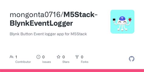 Github Mongonta0716 M5stack Blynkeventlogger Blynk Button Event