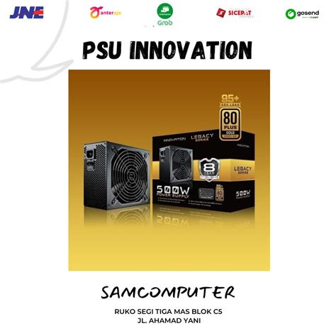 Jual PSU Innovation 500W 80 Gold Garansi 8th Ganti Baru Shopee