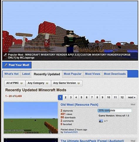 MINECRAFT INVENTORY RENDER API 1 5 X CUSTOM INVENTORY RENDERS FORGE