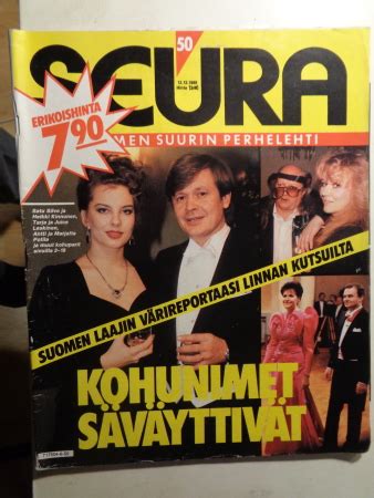 Seura Lehti Nro 50 1986 30 10 Huuto Net