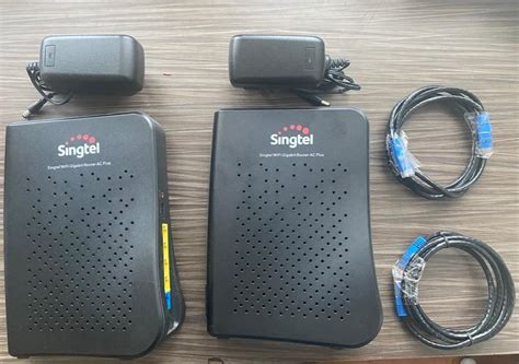 Singtel WiFi Gigabit Router AC Plus 2 Units Computers Tech Parts