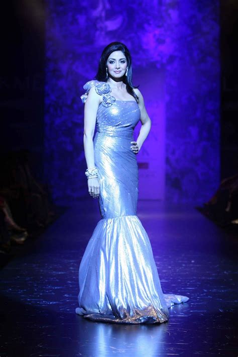 Sridevi Silver Screen Siren Sridevi Showstopper For Neeta Lulla Gown