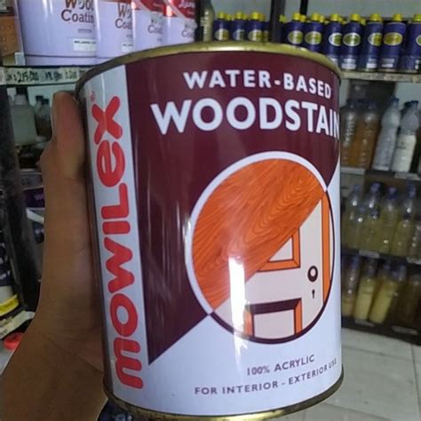 Jual Mowilex Woodstain Cat Pelapis Kayu Premium 1 Liter Shopee Indonesia