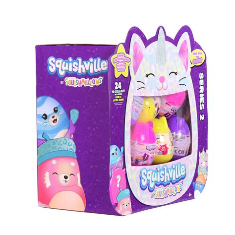 Squishville By Squishmallows 24 Piece Egg Set Official Kellytoy Mini