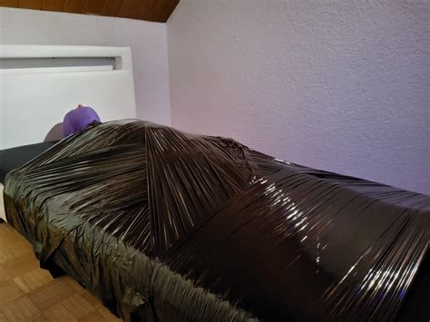 Black Bondage Wrap Mummification 3 By Mettwurscht On Deviantart