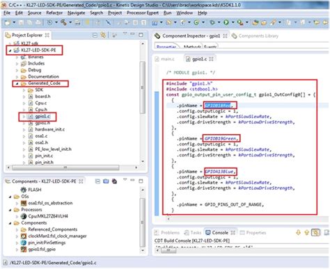 Frdm Kl27z Kds Sdk Tutorial Toggling An Rgb Led With Processor Expert Element14 Community